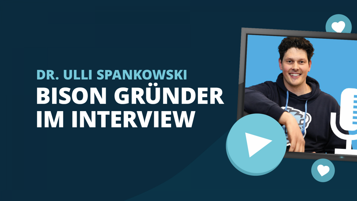 BISON App - BISON Chef Dr. Ulli Spankowski im Interview